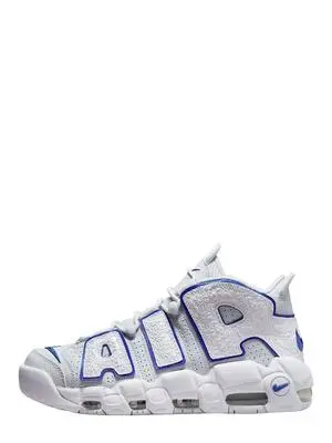 Nike More Uptempo Air High Top Sneakers - White/blue