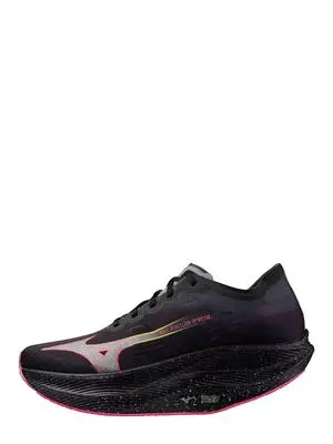 Mizuno Wave Rebellion Pro 2 Athletic Sneakers - Black/silver/pink Tetra