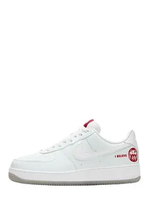 Nike Force 1 Low 'i Believe Daruma' Sneakers - White/red