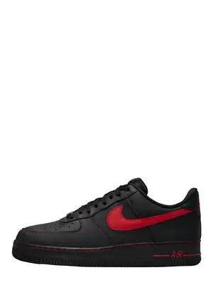 Nike Force 1 Low 'bred' Sneakers - Black/university Red