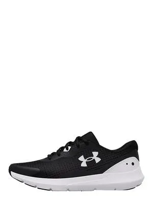 Under Armour Surge 3 Athletic Sneakers - Black/white