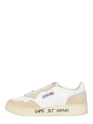 AUTRY Autry Medalist Low 'Game Set Match' White/suede