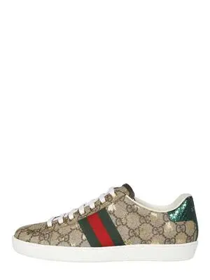 Gucci Gucci Ace GG Supreme Bees Low Top Sneakers Beige/ebony