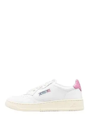 AUTRY Medalist Low Top Sneakers - White/pink