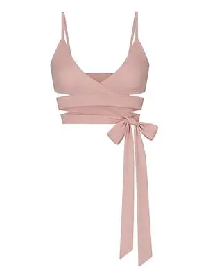 Nike X Skims Matte Wrap Front Bra - Himalayan