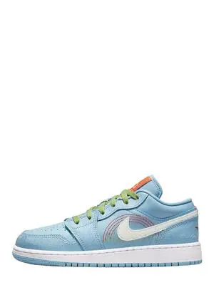 JORDAN 1 Low Se Stitch Sneakers - Blue