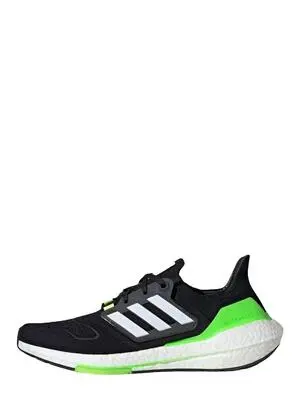 Adidas Ultraboost 22 Athletic Sneakers - Black/green/white