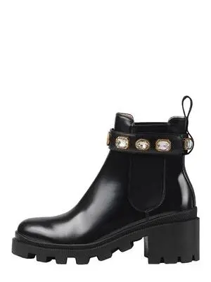 GUCCI Gucci Ankle Boot With Embellished Belt