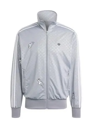 Adidas Originals X Mickey Mouse Monogram Track Jacket - Grey