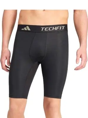Adidas Techfit Compression Training Short Legging Asia Sizing - Black