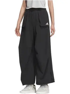 Adidas Wide Leg Pants - Black/white