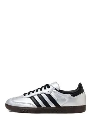 Adidas Adidas Samba OG Silver Metallic Black Gum Sneakers Silver Metallic/core Black/gum 5