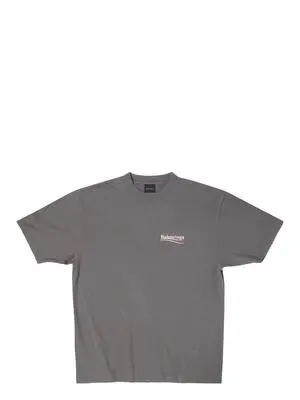 Balenciaga Political Campaign T-shirt Large Fit - Grey
