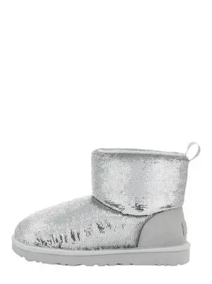 UGG Classic Mini Boot 'mirror Ball - Silver
