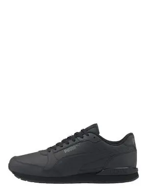PUMA St Runner V3 Leather 'triple Black - Black/black