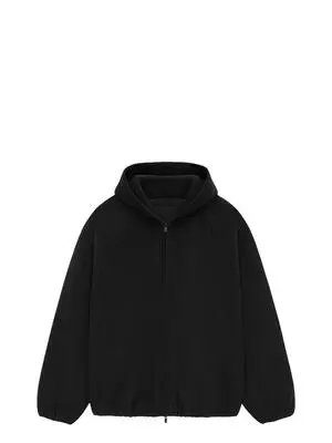 Fear Of God Relaxed Brushed Hooded Jacket - Black