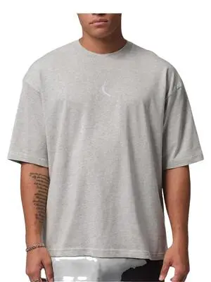 JORDAN Flight Essentials Oversized T-shirt 'gray Heather White - Gray Heather/white