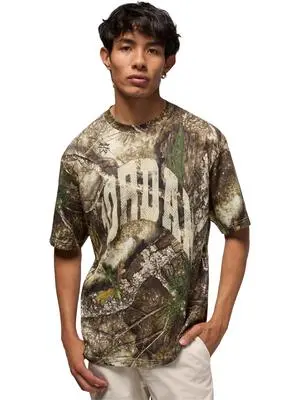JORDAN Brooklyn Jumpman T-shirt 'realtree - Sail/black