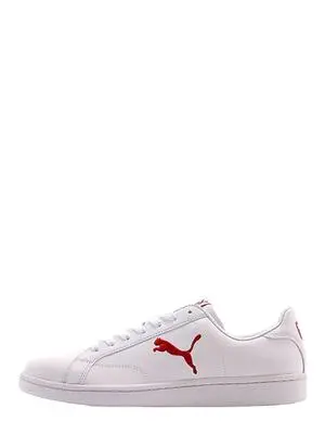 PUMA Smash Cat L Sneakers - White/red