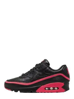 Nike Undefeated X Air Max 90 "black Solar Red" Sneakers - Black/solar Red