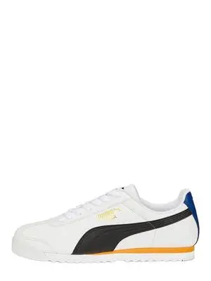 PUMA Roma Basic Plus Sneakers - White/black/orange