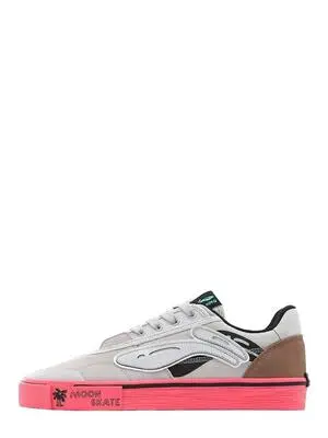 LI-NING Badfive Wave Pro Low "50/50" X Steven Harrington Sneakers - White/pink