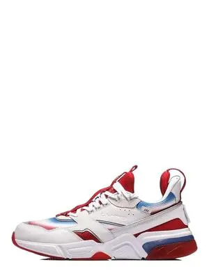 LI-NING 001 R-1 Paris Fashion Week Sneakers - White/red