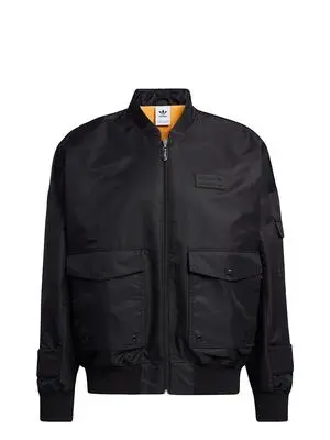 Adidas Originals Bomber Jacket With Multiple Pockets - Black
