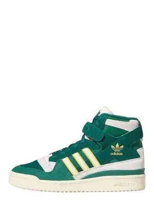Adidas Forum 84 High Top Sneakers - Collegiate Green/cream White/bold Gold