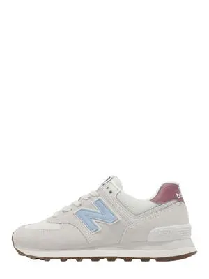 NEW BALANCE 574 Low Top Sneakers - Graybluepink