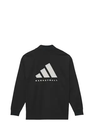 Adidas Basketball Long Sleeve T-shirt - Black/talc