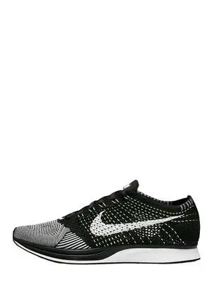 Nike Flyknit Racer "volt" 2016 - Black/white-white