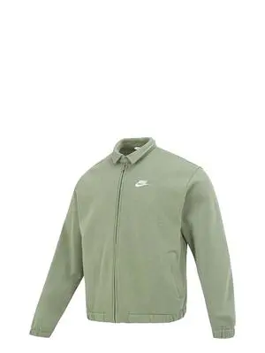 Nike Club Fleece Harrington Jacket - Green