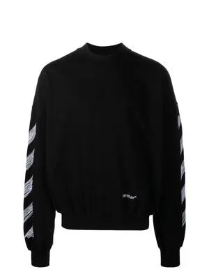 Off-White Scribble Diag Print Sweatshirt - White