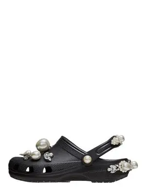 CROCS X Simone Rocha Embellished Clogs - Black