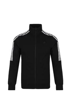 Adidas Tt Ft 3s Stand Collar Knit Jacket - Black