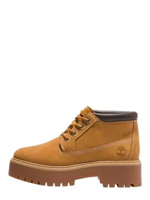 Timberland Stone Street Waterproof Platform Boots - Wheat