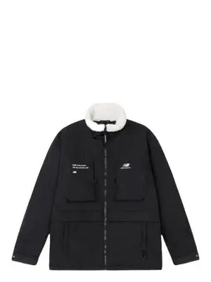 NEW BALANCE Logo Warm Jacket - Black/white