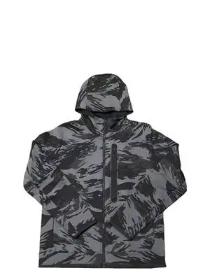 Nike As Tch Flc Hoodie Fz Aop Iron Grey - Default Color