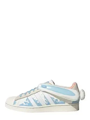 Adidas Originals Superstar Papercut X Melting Sadness Sneakers - White/blue