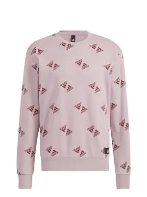 Adidas All-over Print Crewneck Pullover - Default Color