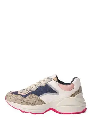 Gucci Gg Rhyton Sneakers - Brown