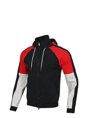 Nike Kyrie Color Blocked Hooded Jacket - Red/white/black