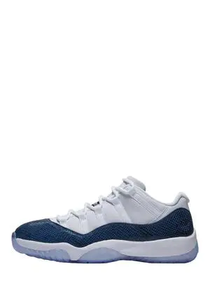 JORDAN Air Jordan 11 Retro Low "Navy Snakeskin" Sneakers White/black/navy