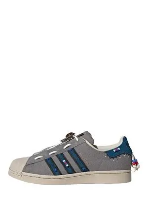 Adidas Originals Superstar Shoes - Gray/blue/red