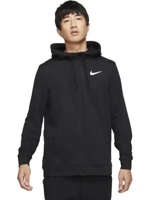 Nike Dry Fleece Full Zip Hoodie - Black