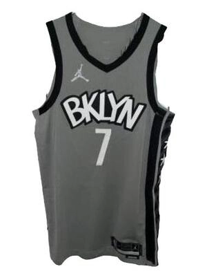 JORDAN Brooklyn Nets Kevin Durant Jersey - Grey