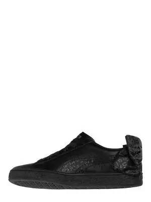 PUMA Basket "bow Leopardlow Top Sneakers - Black