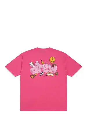 Drew House Doodle Joy T-shirt 'hot - Pink
