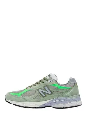NEW BALANCE Patta X New Balance 990v3 Made In USA Sneakers Green/gray